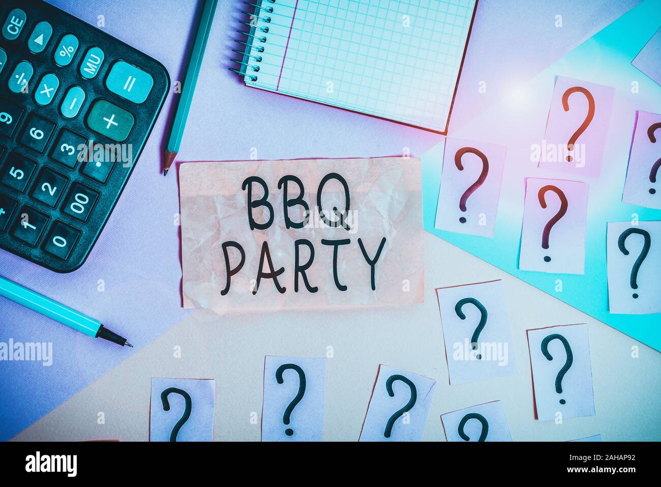 Vintage barbecue party invitation card hi-res stock photography and ...