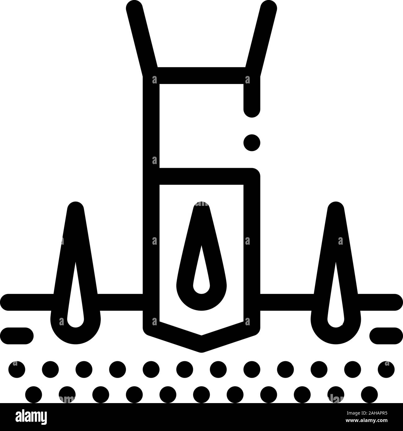 Growing Hair Tool Icon Vector Outline Illustration Stock Vector Image ...