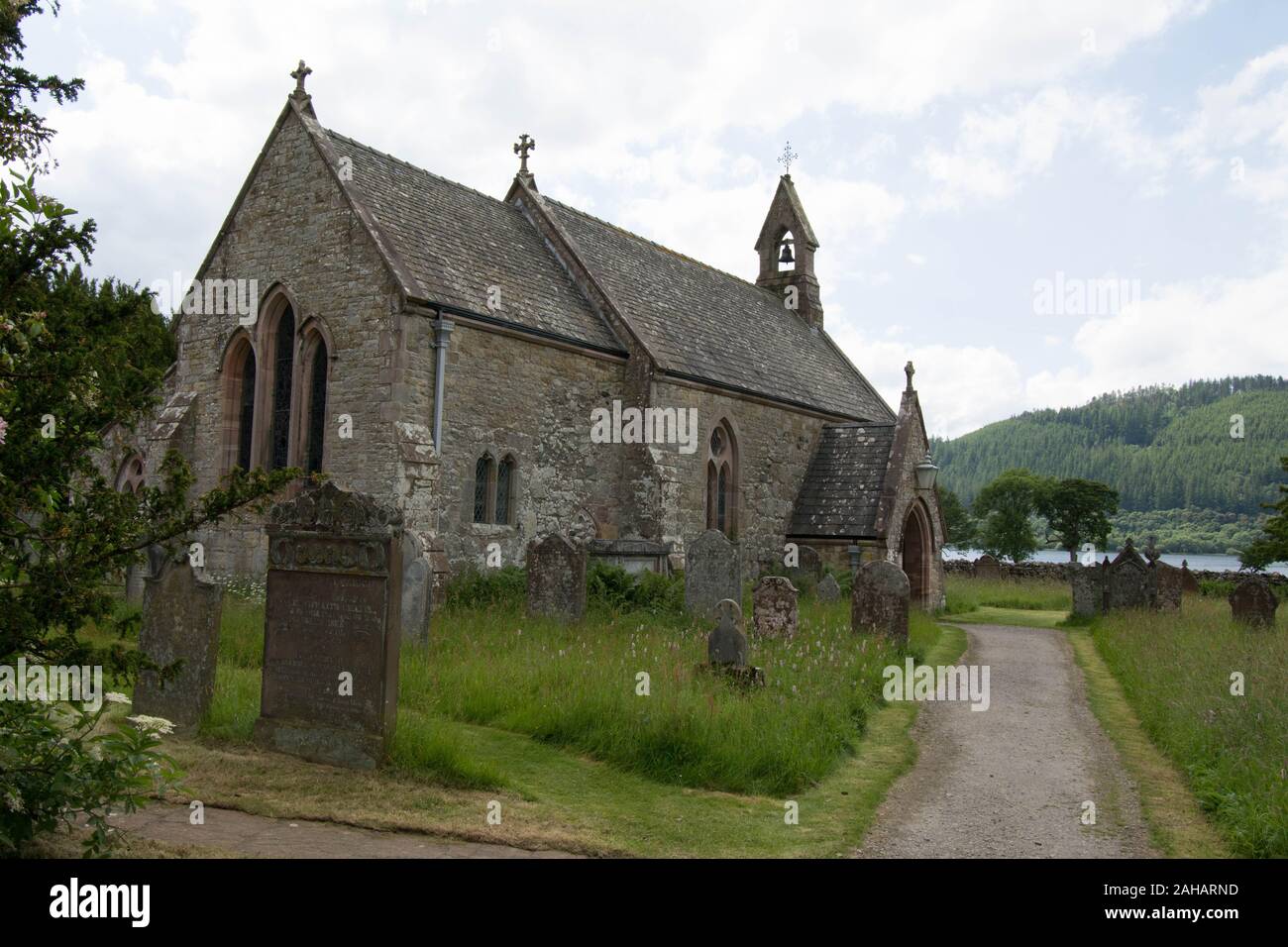 St Bega Church in the Lake District Stock Photo - Alamy