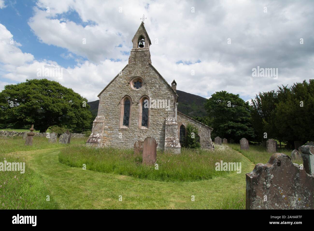 St Bega Church in the Lake District Stock Photo - Alamy