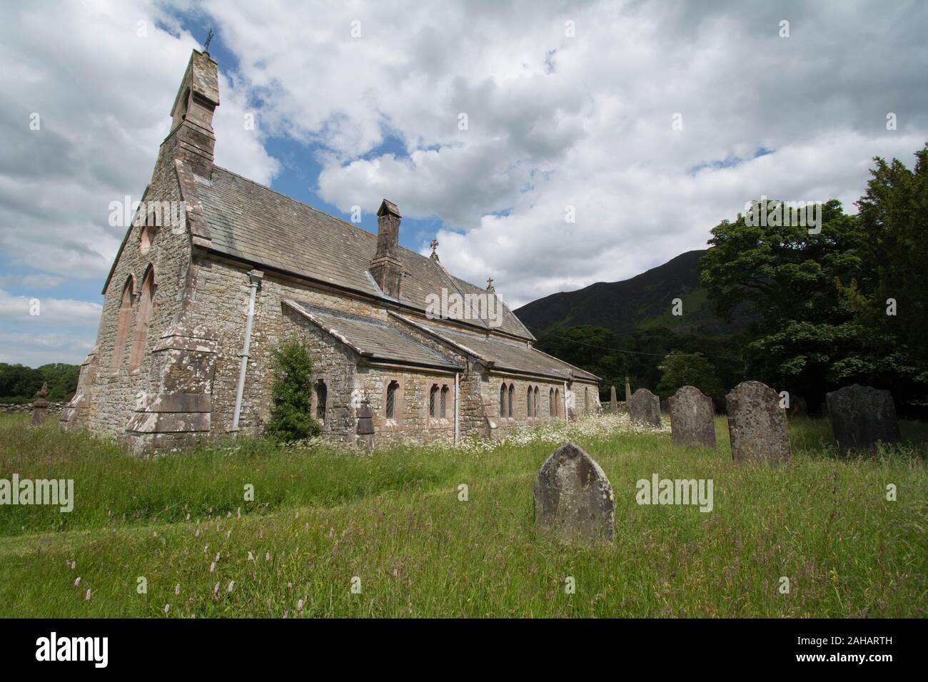 St Bega Church in the Lake District Stock Photo - Alamy
