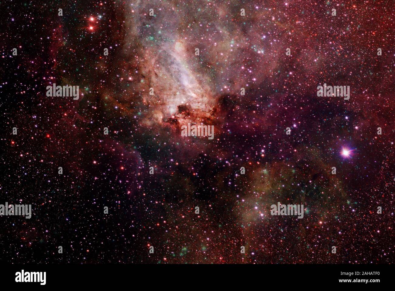 Infinite space with nebulae and stars. Elements of this image furnished ...