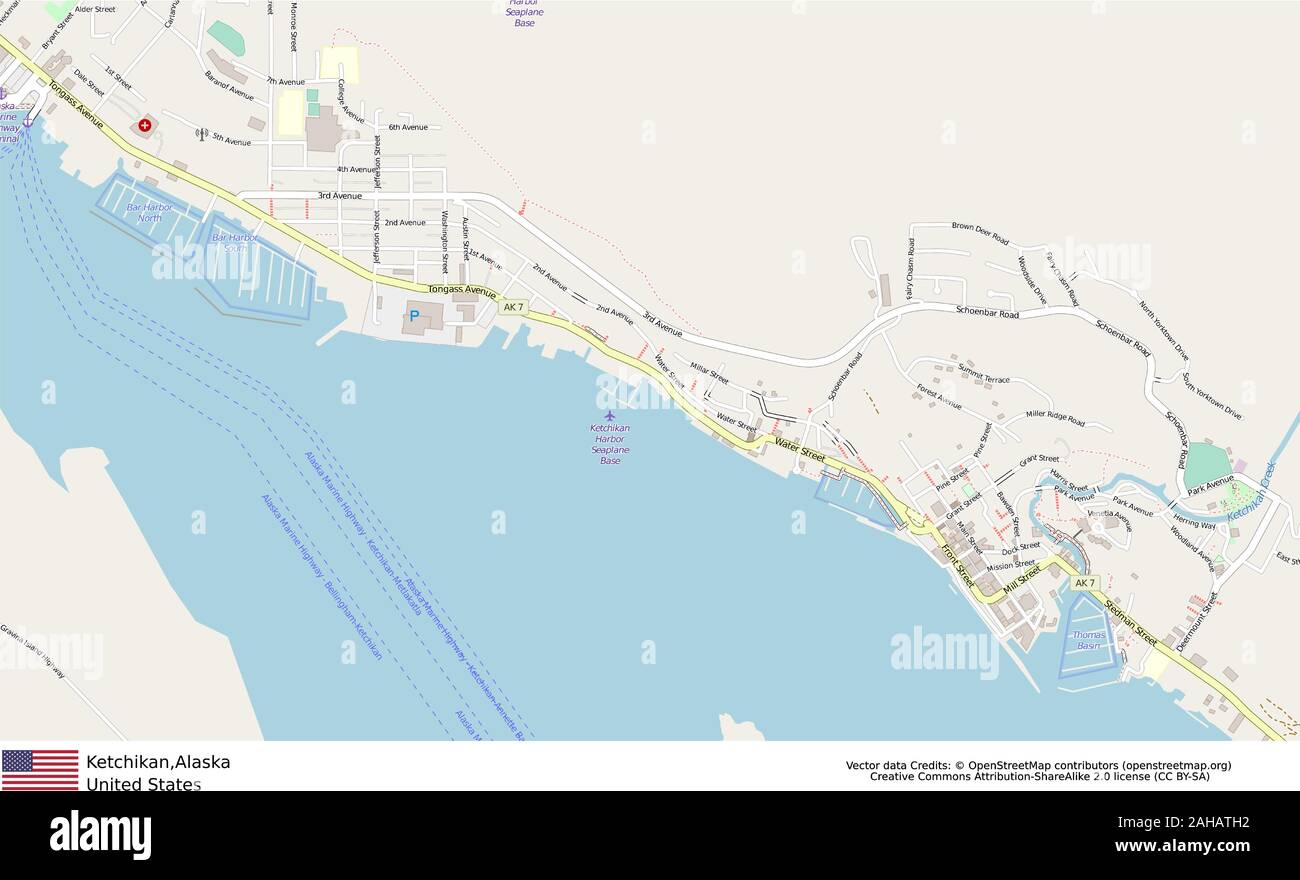 Ketchikan Stock Vector Images - Alamy