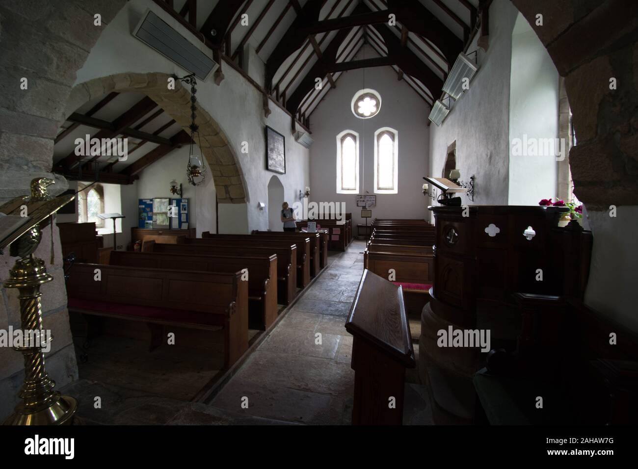 St Bega Church in the Lake District Stock Photo - Alamy