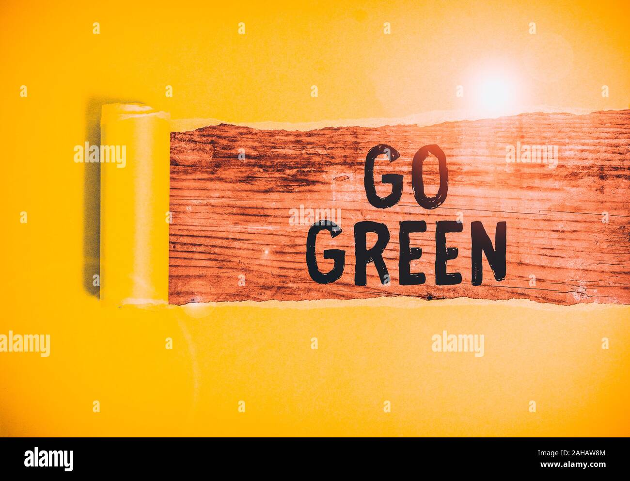 Word writing text Go Green. Business photo showcasing making more ...