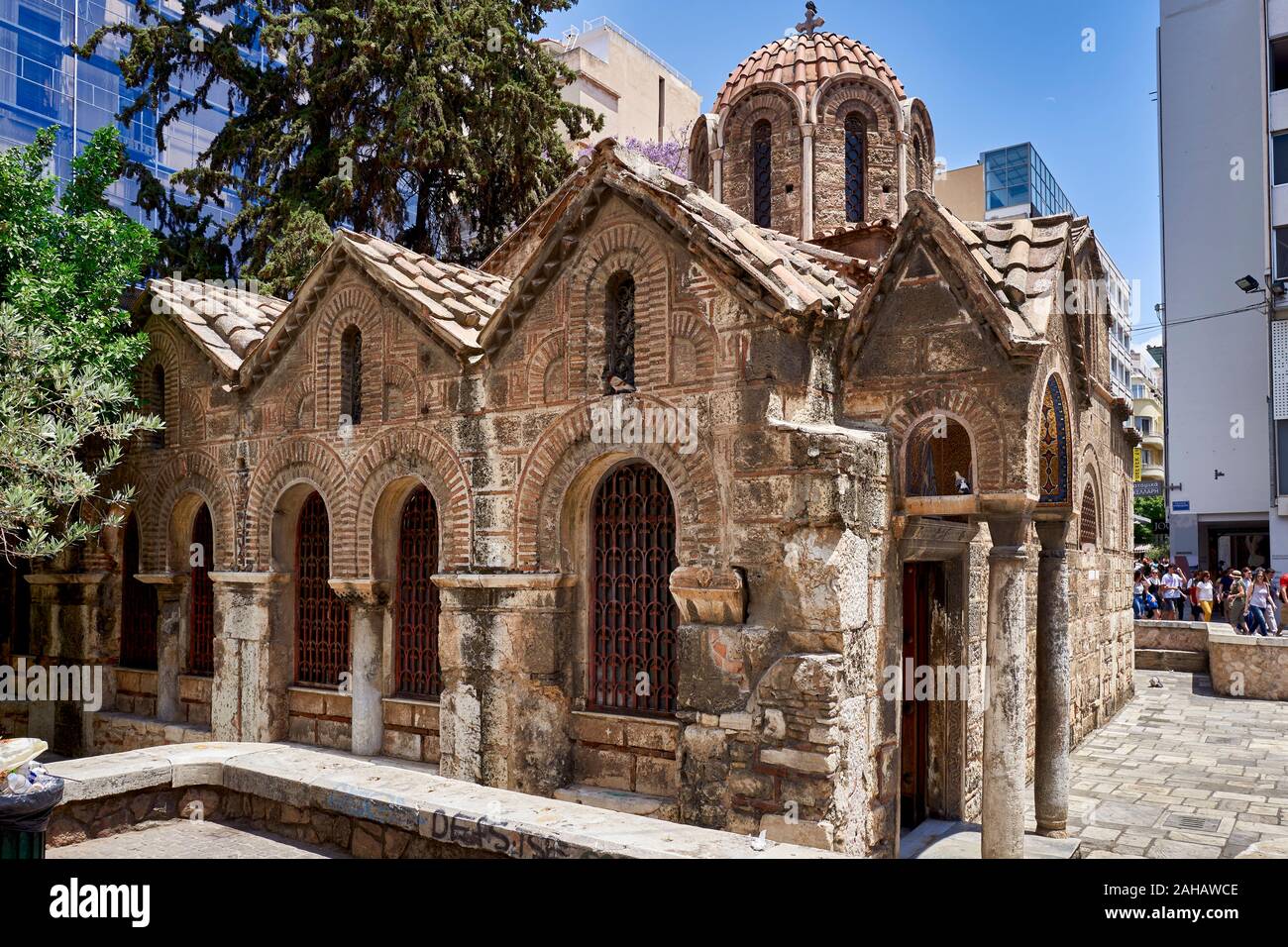 Athens Greece. Orthodox Church of Panaghia Kapnikarea, the oldest ...