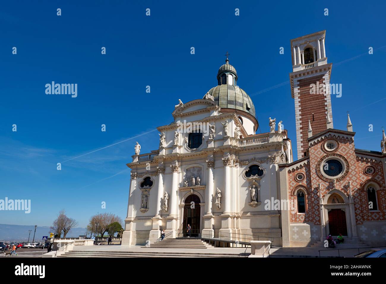 Vicenza, Veneto, Italy. The Church of St. Mary of Mount Berico is a ...