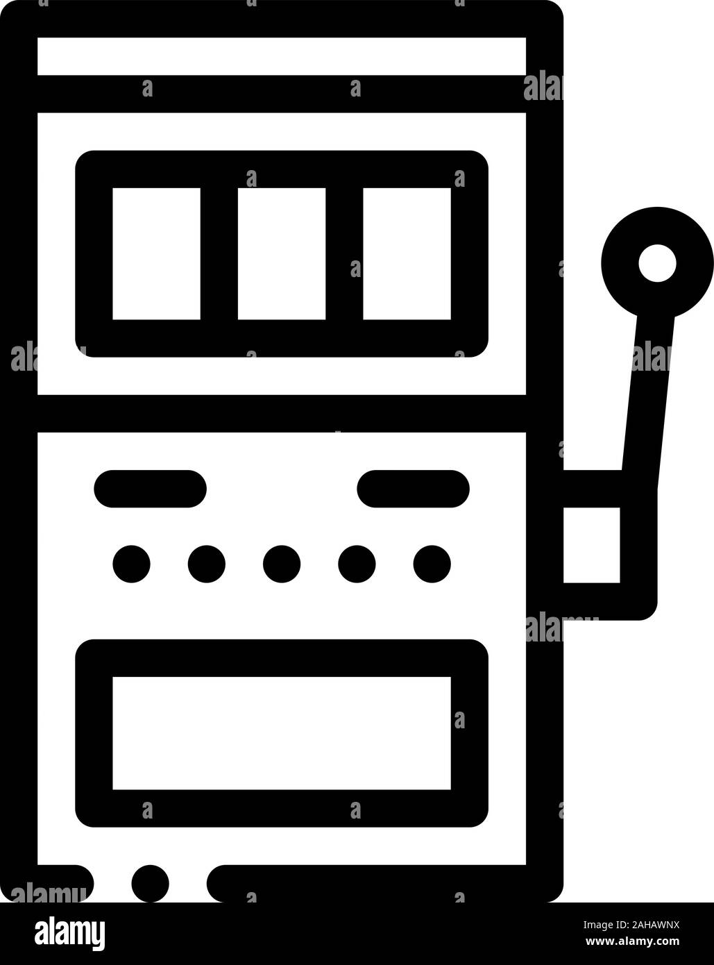 Slot Machine Casino Black and White Stock Photos & Images - Alamy