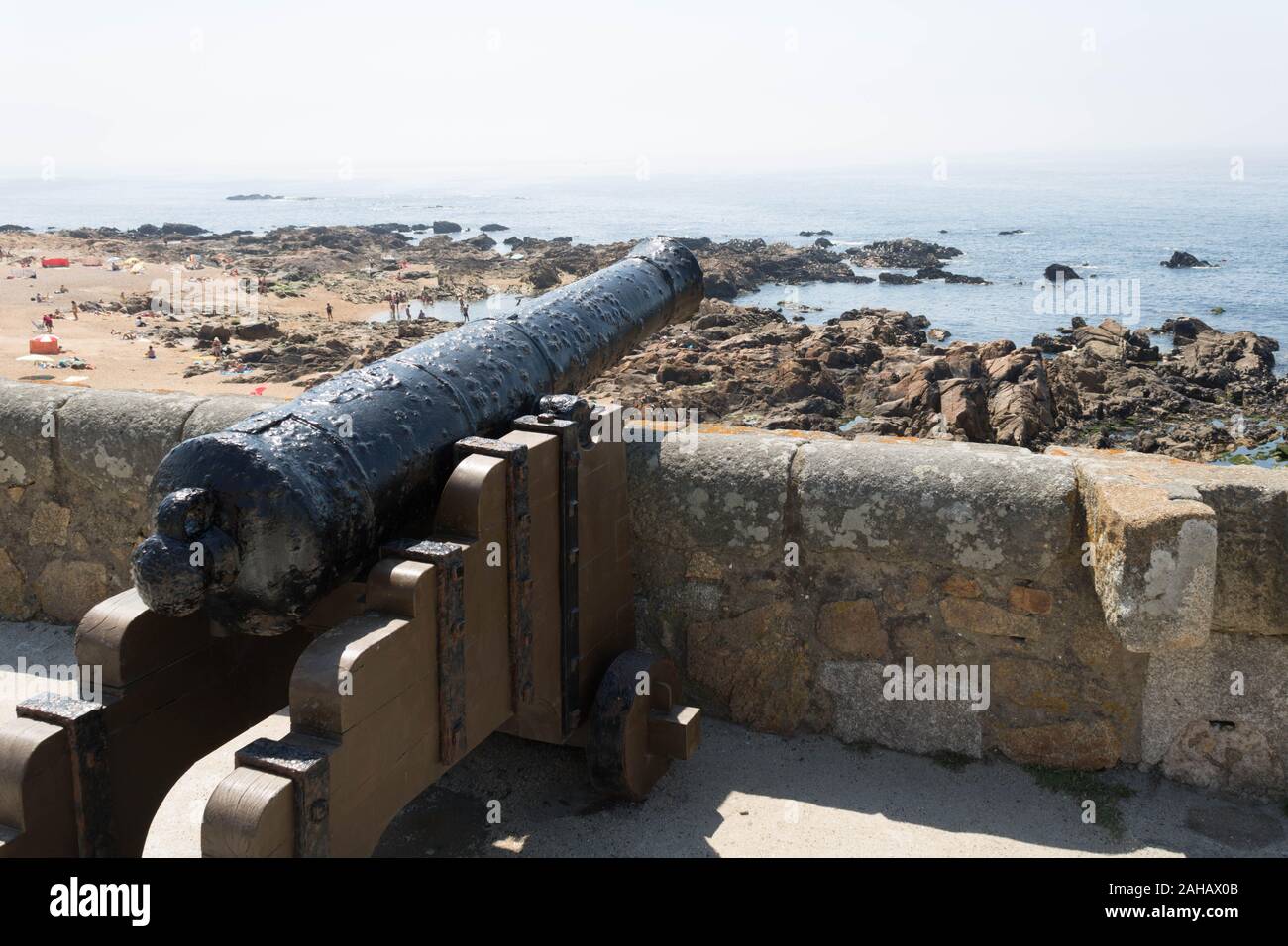 porto,portugal-26/08/2019 canyon of fort san francisco javier Stock ...