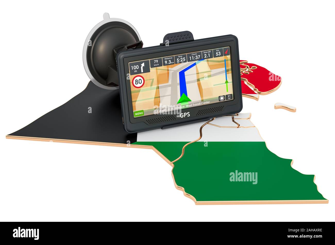 Kuwait gps Cut Out Stock Images & Pictures - Alamy
