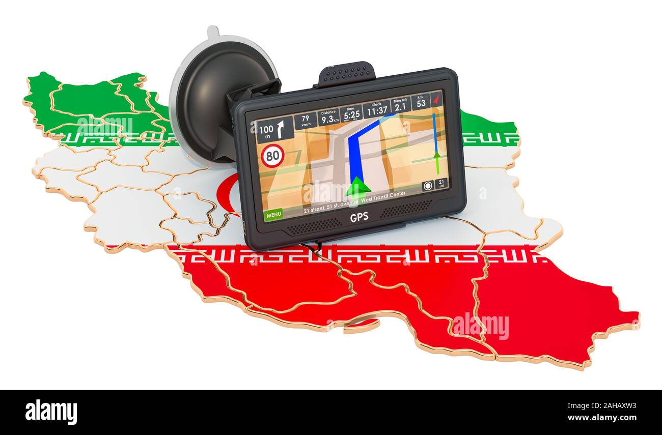 Road map of iran hi-res stock photography and images - Alamy