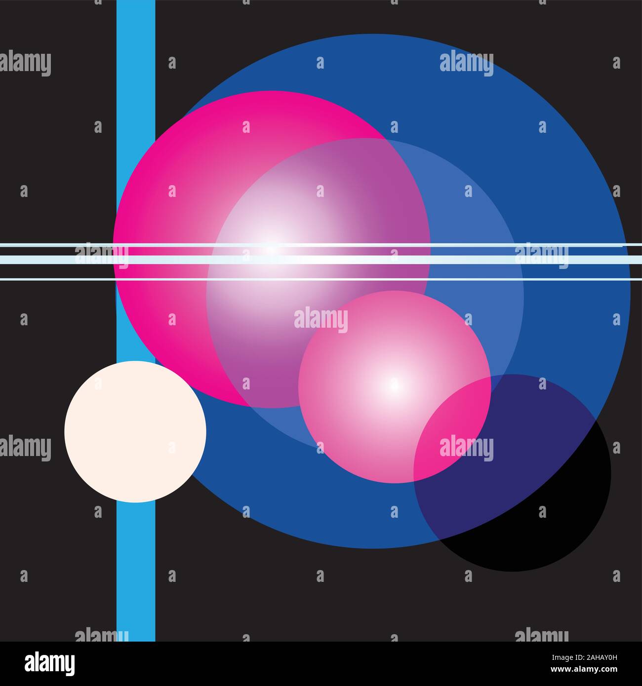 Geometric art cubes drawing hi-res stock photography and images - Alamy