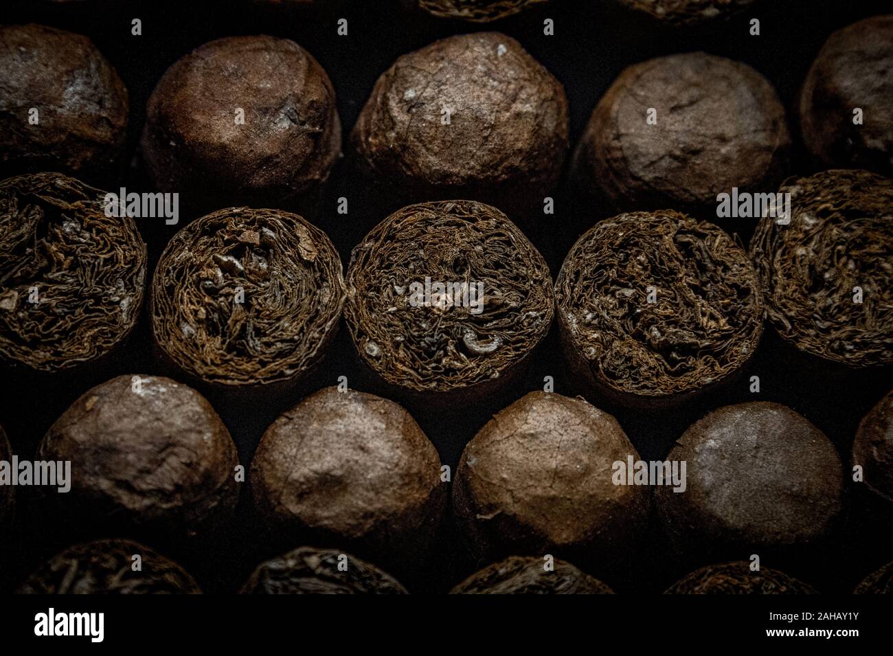 Cigars / Cuban Cigars: Traditional hand rolled tobacco stored in ...