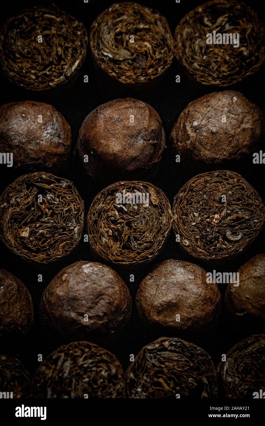 Cigars / Cuban Cigars: Traditional hand rolled tobacco stored in ...