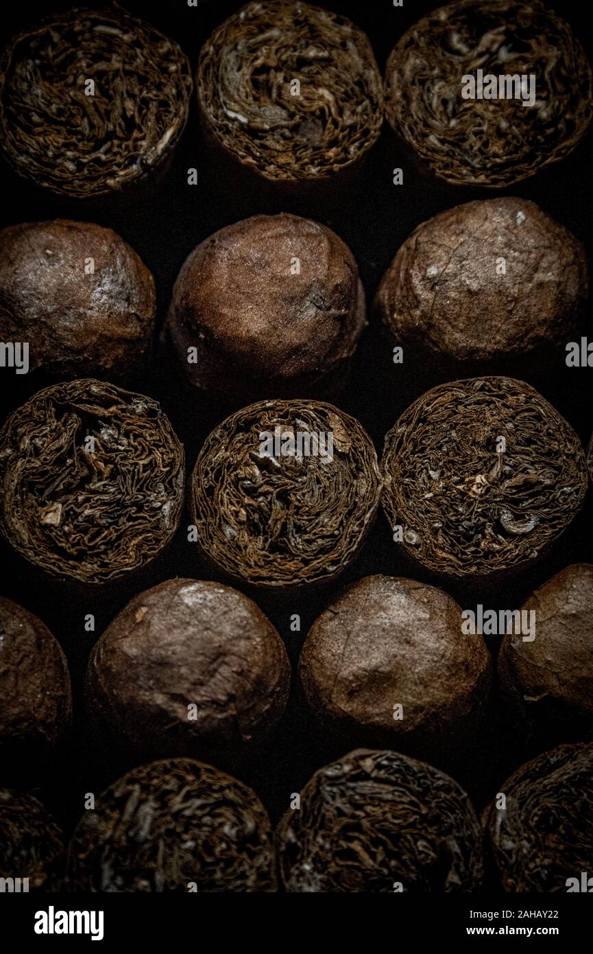 Cigars / Cuban Cigars: Traditional hand rolled tobacco stored in ...