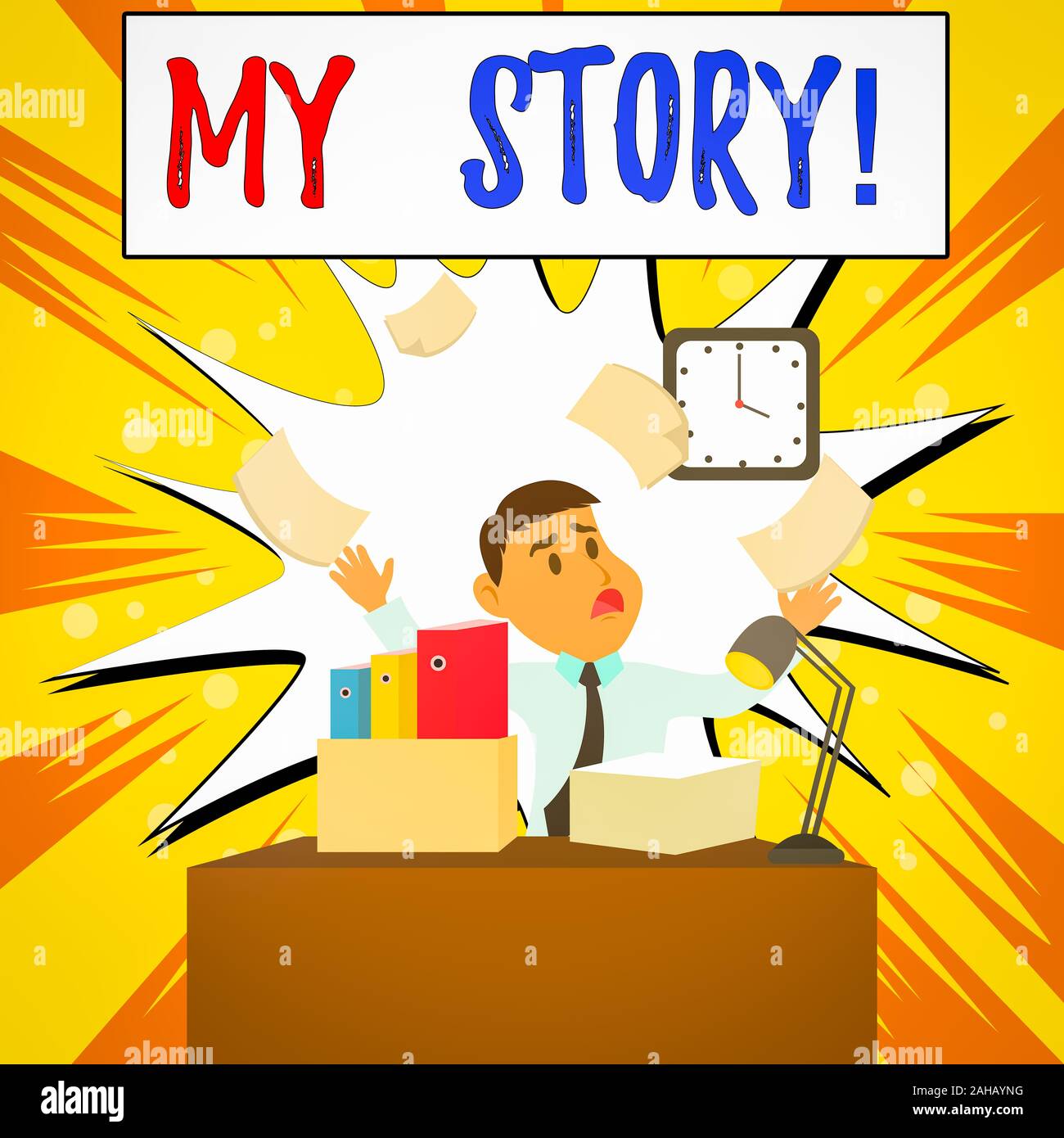 Handwriting text My Story. Conceptual photo your past life events ...