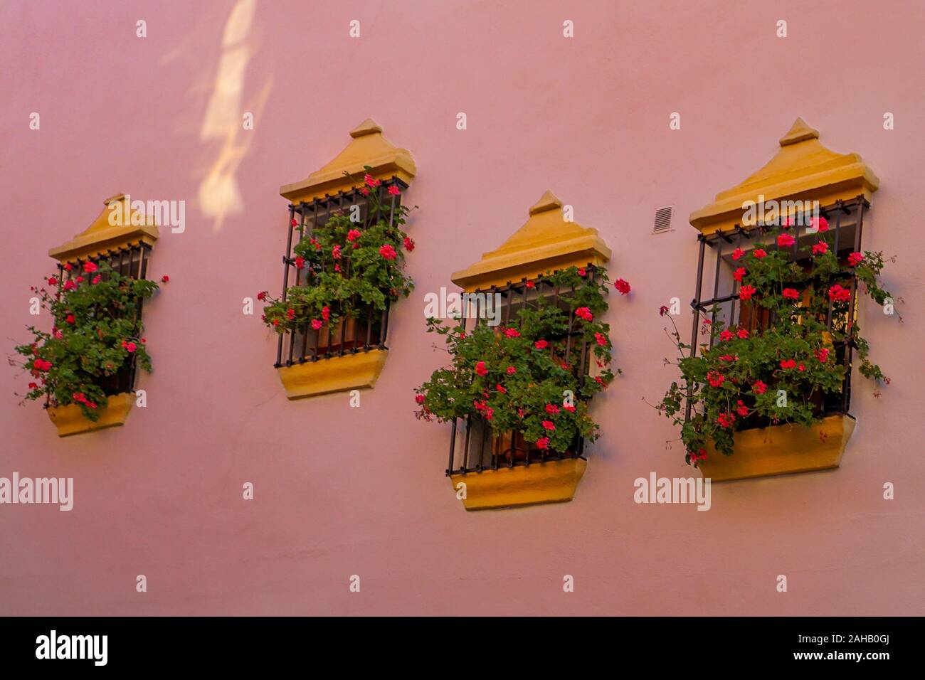 Wrought iron window bars hi-res stock photography and images - Alamy