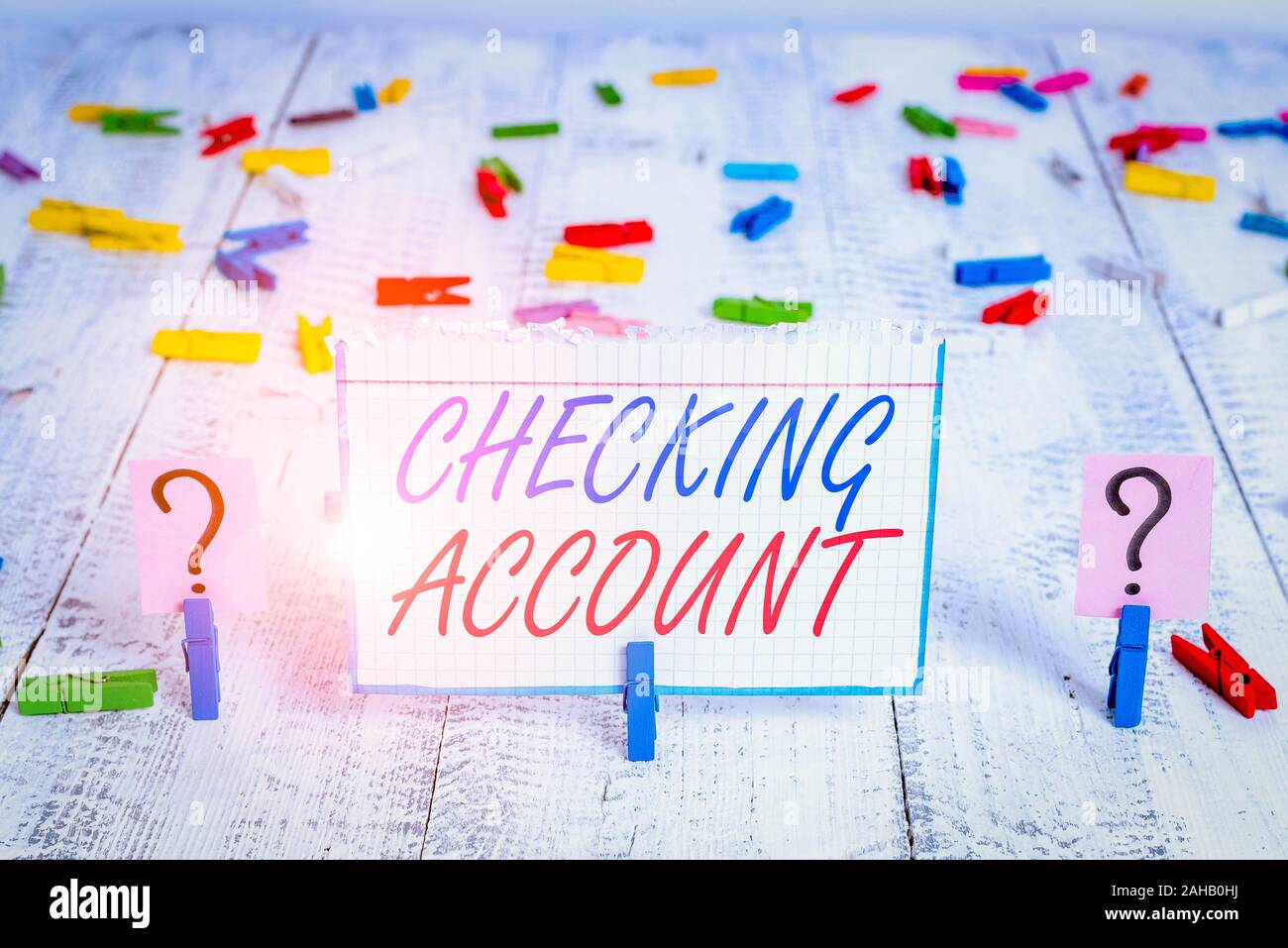 Conceptual hand writing showing Checking Account. Concept meaning bank ...