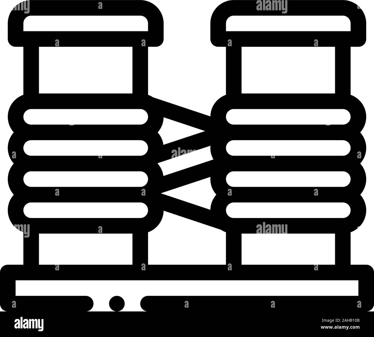 Marine Equipment Icon Vector Outline Illustration Stock Vector Image ...