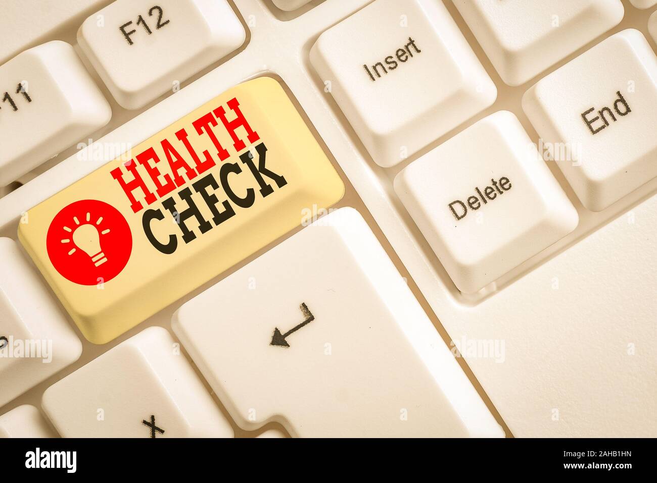 Word writing text Health Check. Business photo showcasing thorough ...