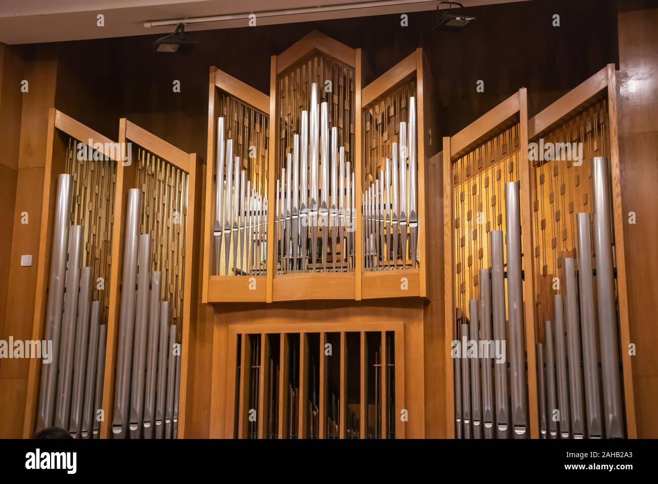 Close look over an organ Stock Photo - Alamy