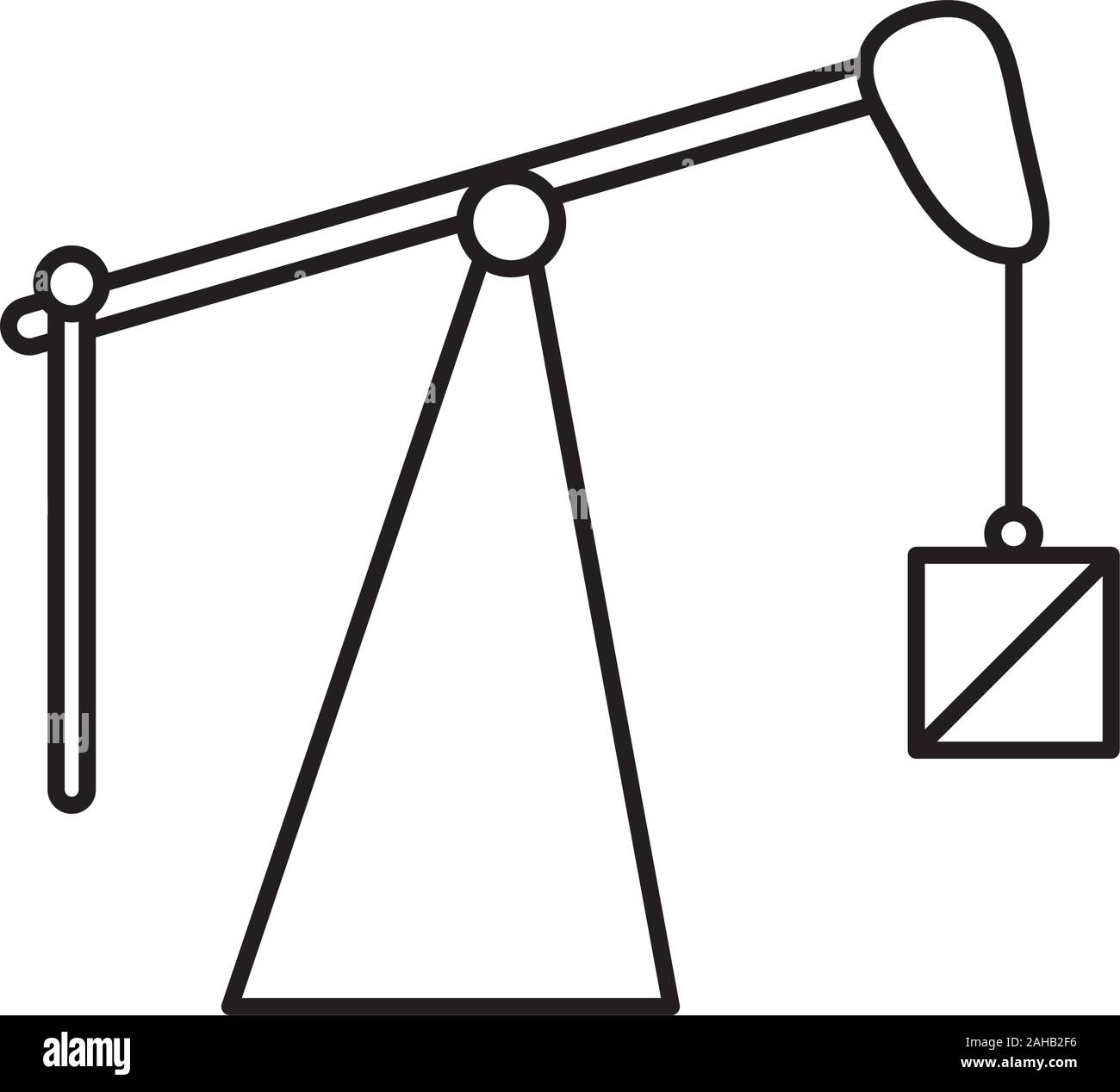 fracking oil rig drilling weight equipment vector illustration thick ...