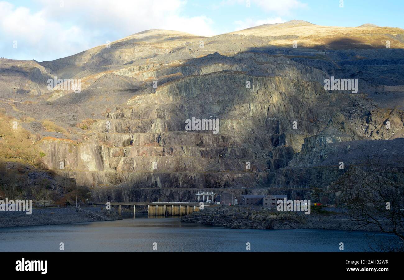 Slate Mine, Llanberis, Snowdonia, Wales Stock Photo - Alamy