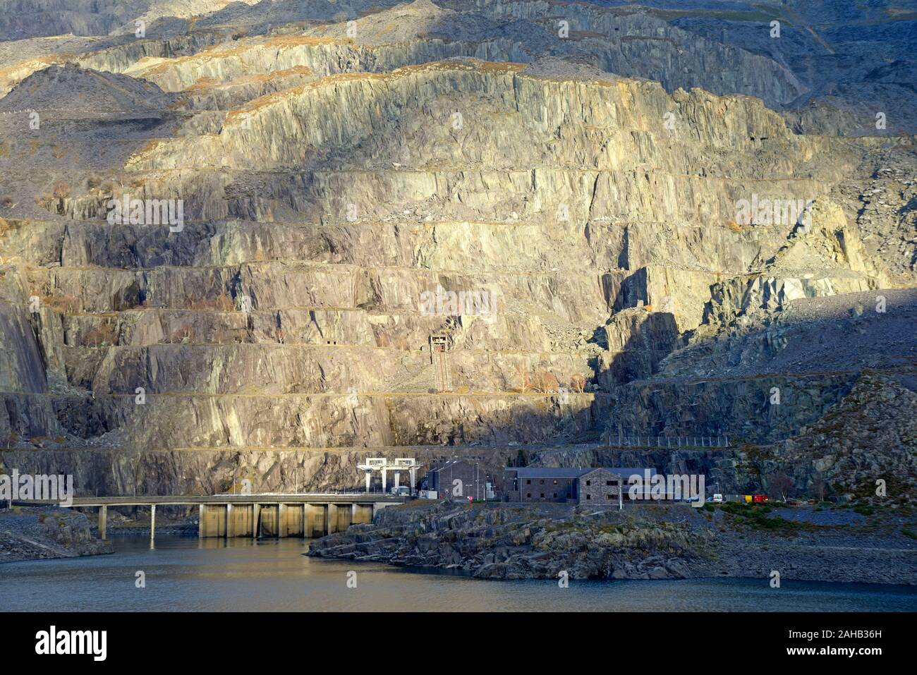 Slate Mine at Llanberis, Snowdonia, Wales Stock Photo - Alamy