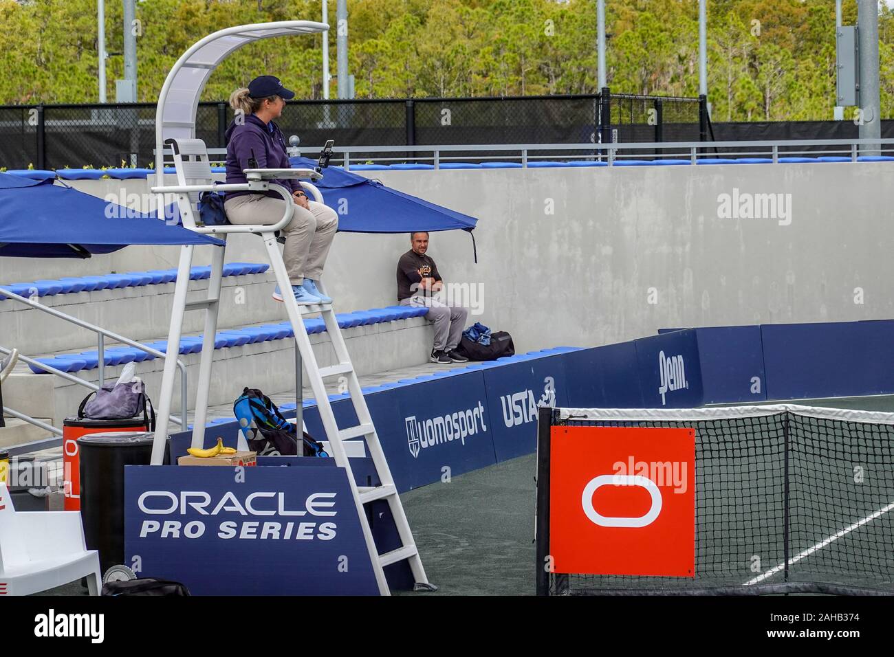 orlando,FL/USA-11/16/19: A judge working at the Oracle Pro Series ITF ...