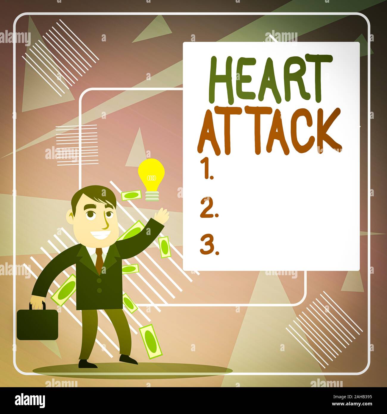 Word writing text Heart Attack. Business photo showcasing sudden and ...