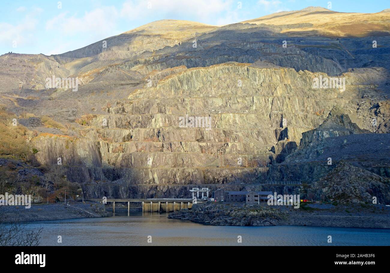Slate Mine, Llanberis, Snowdonia, Wales Stock Photo - Alamy