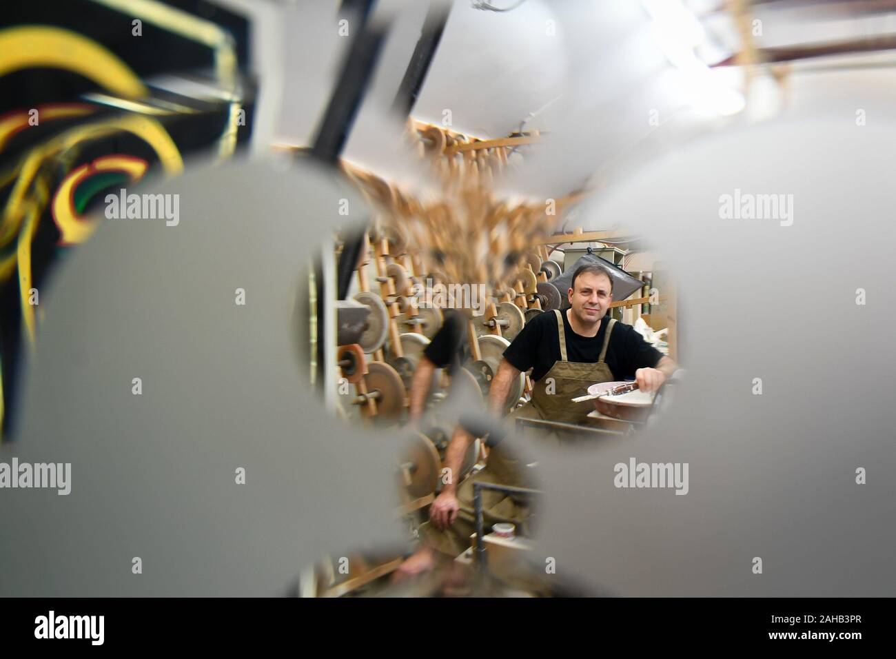 Ornamental glass artist David Smith, who has been awarded an MBE ...