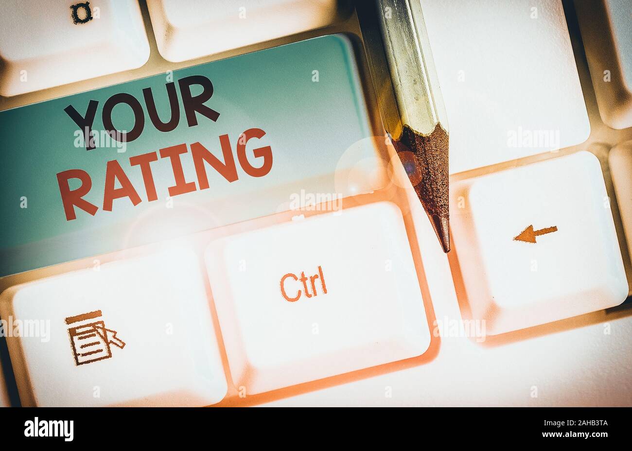 Conceptual Hand Writing Showing Your Rating Concept Meaning Score Or