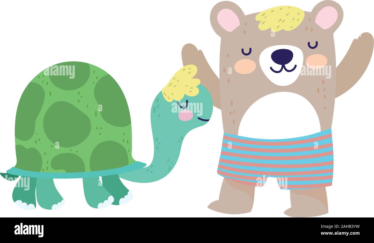 Baby Shower Sea Turtle Cartoon