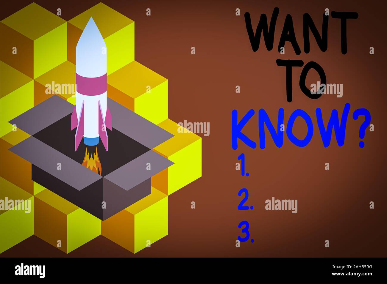 Handwriting text writing Want To Know Question. Conceptual photo ...