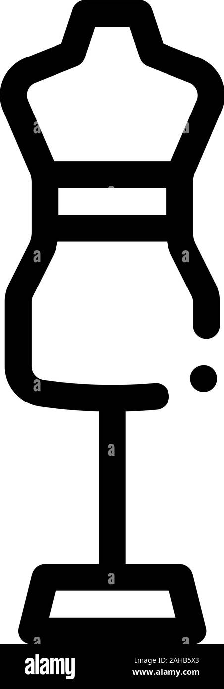 Dummy For Measure Icon Vector Outline Illustration Stock Vector Image ...