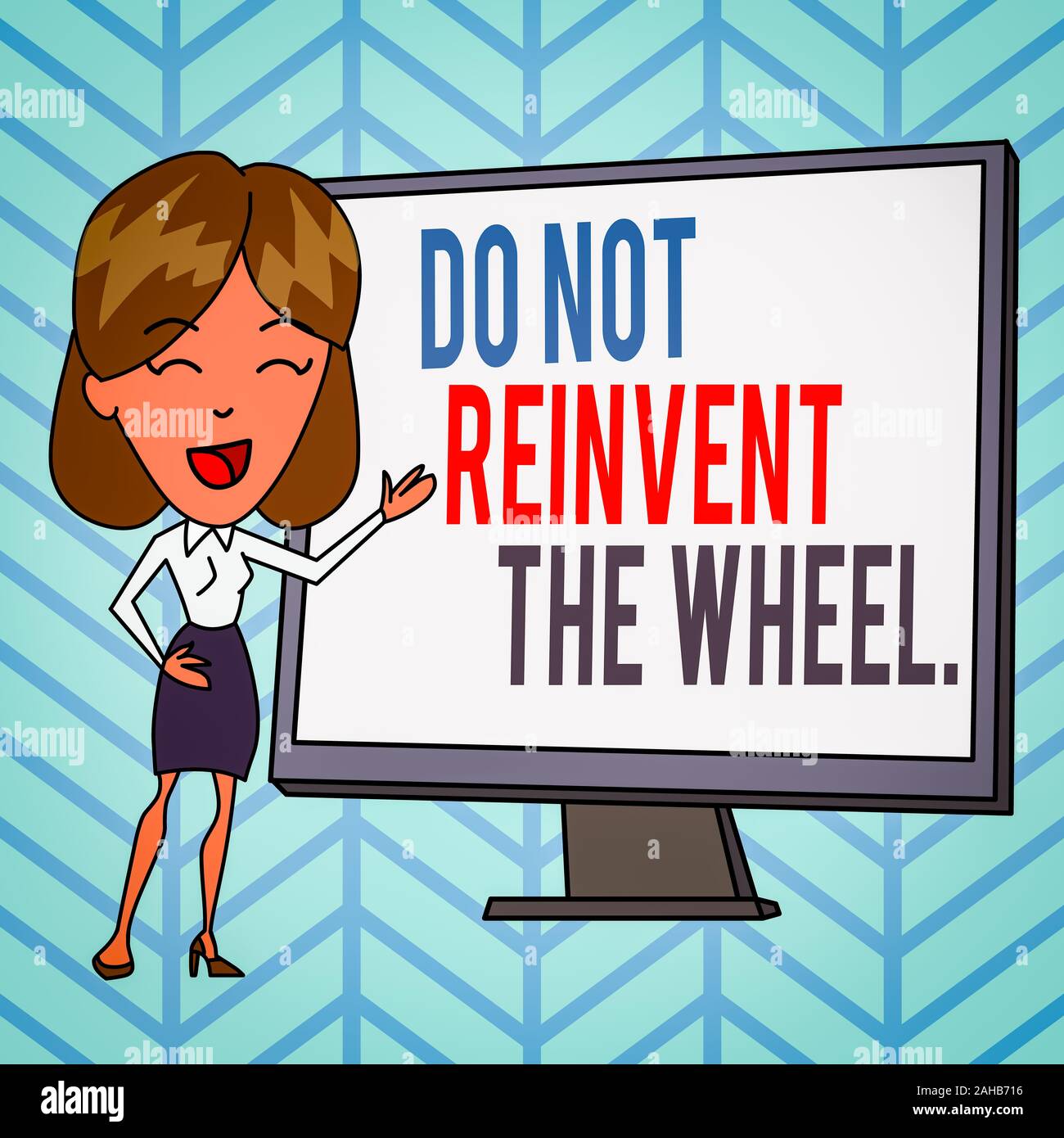 Writing note showing Do Not Reinvent The Wheel. Business concept for ...