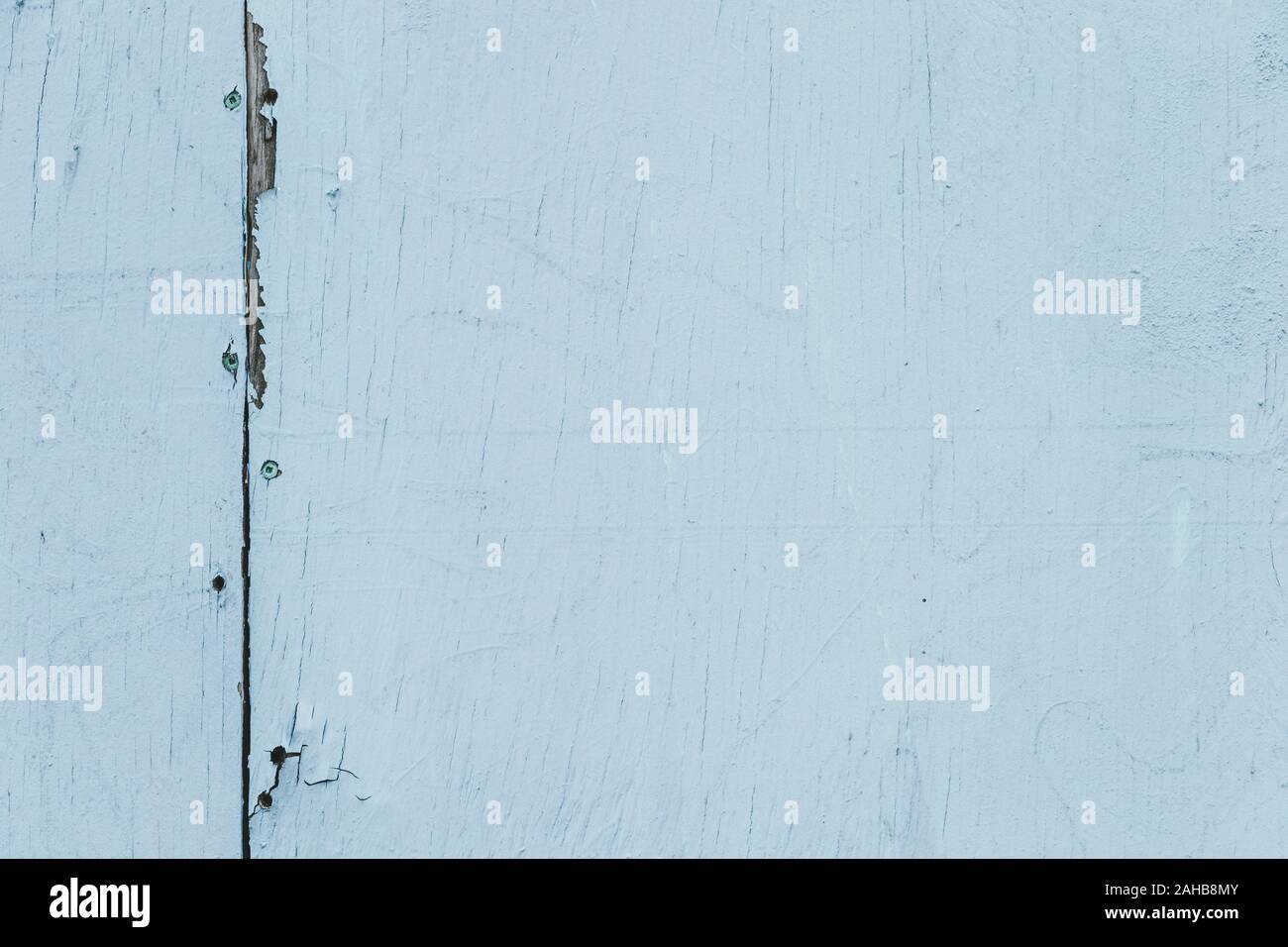 Distressed blue wood wall background texture Stock Photo - Alamy