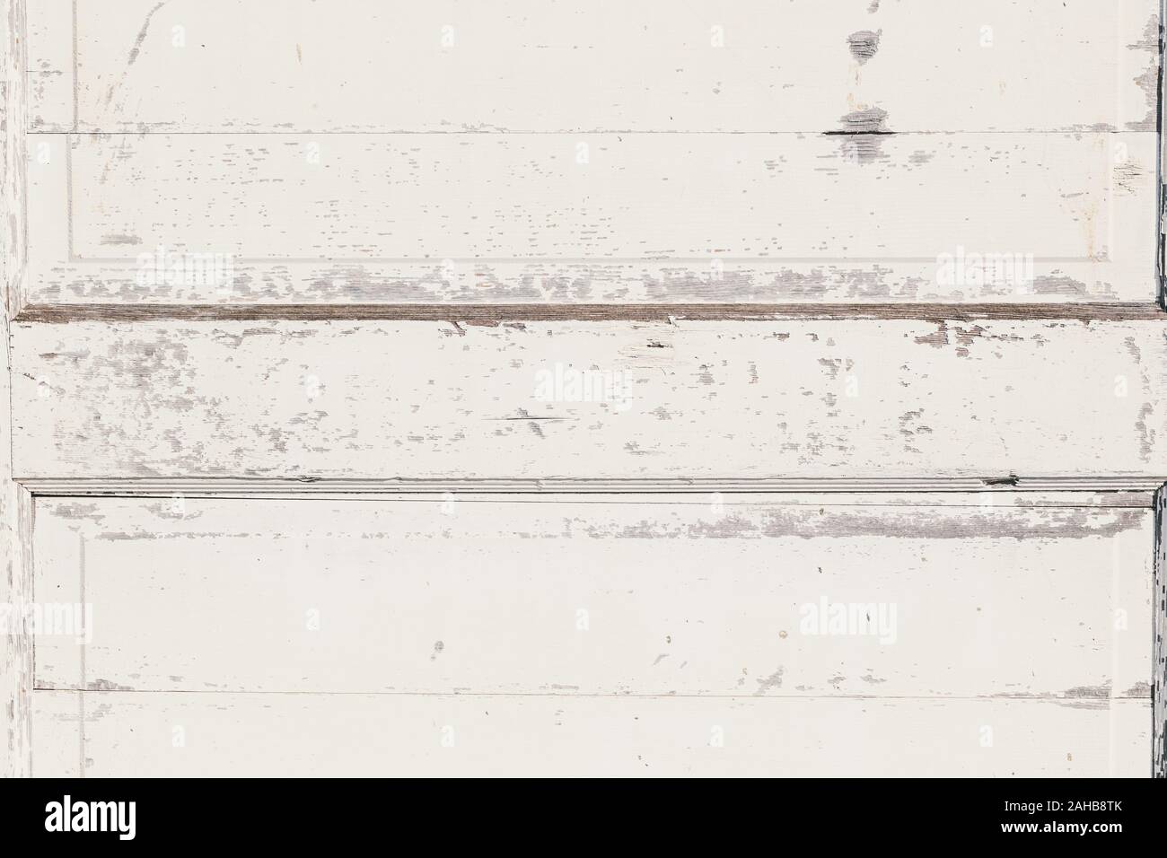 Distressed white wood planks background texture Stock Photo - Alamy