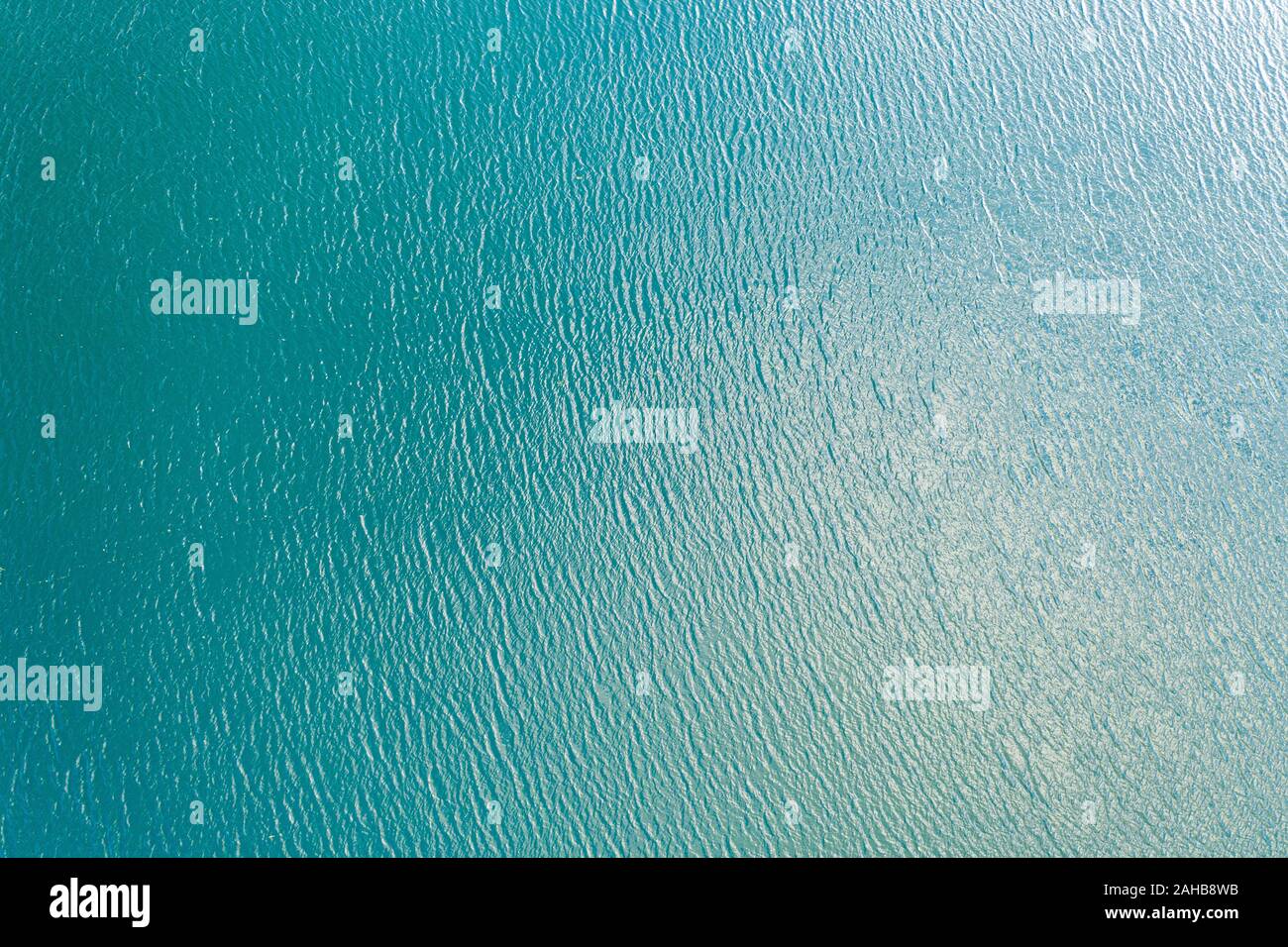 Blue sea water texture calm and peaceful background top view Stock ...