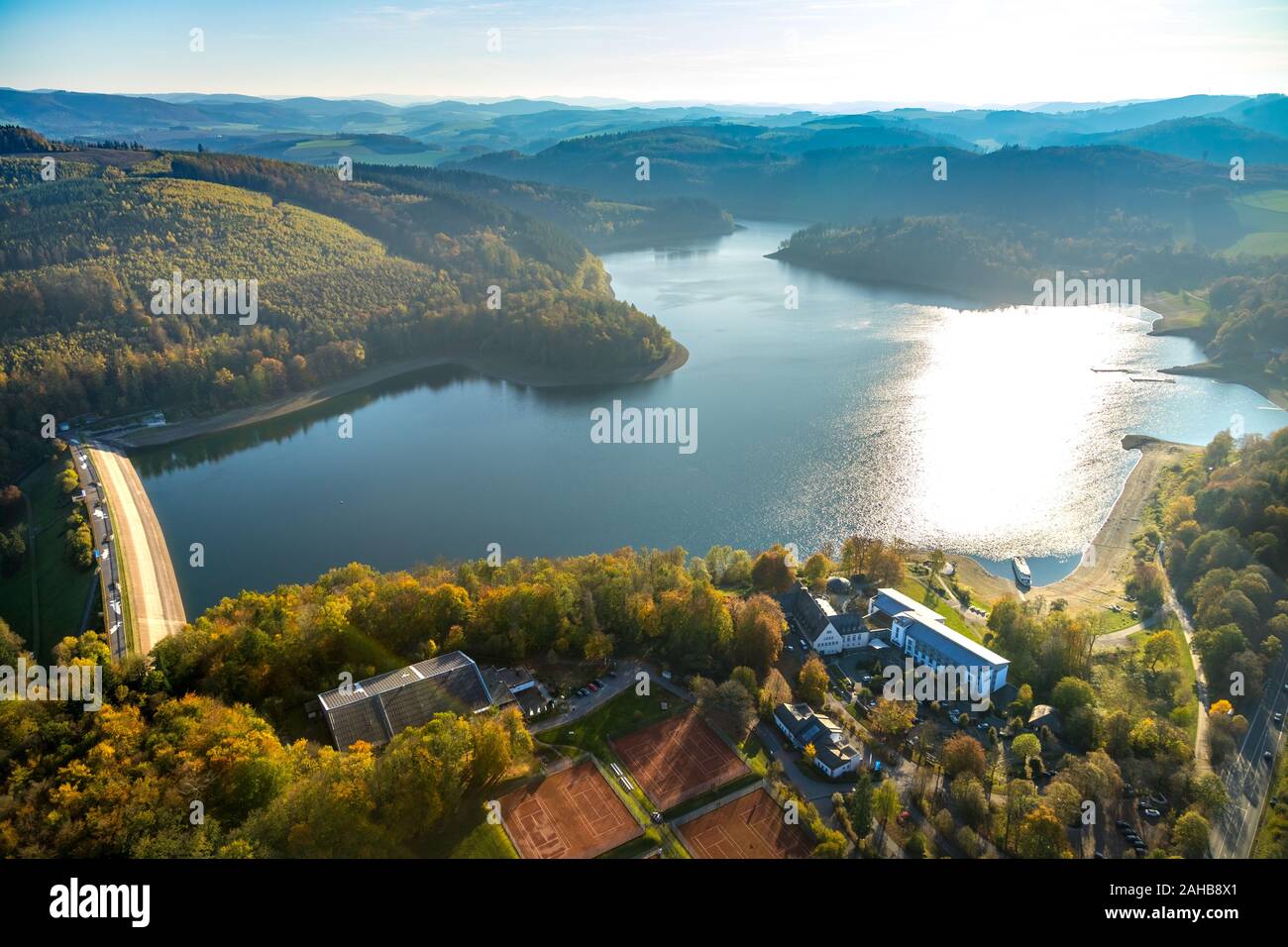 Staumauer Hennesee High Resolution Stock Photography and Images - Alamy