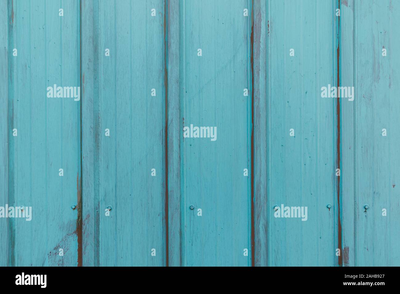 Retro blue metal siding wall industrial background texture Stock Photo ...