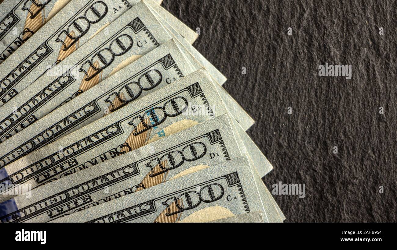 Background or texture with money american hundred dollar bills Stock ...