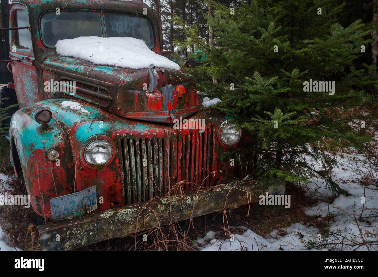 Old Ford Truck Stock Photo - Alamy