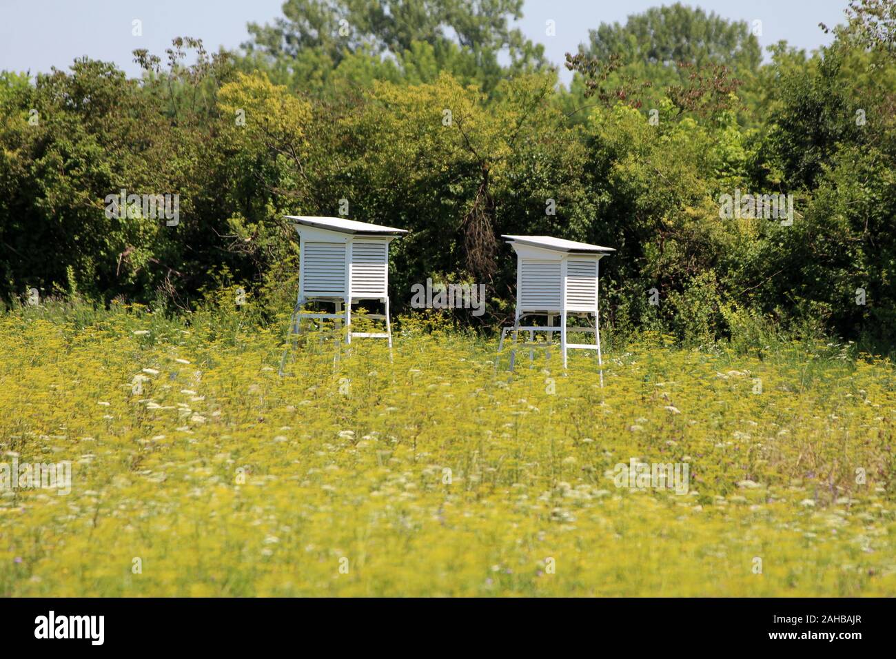 Housing of weather instruments hi-res stock photography and images - Alamy