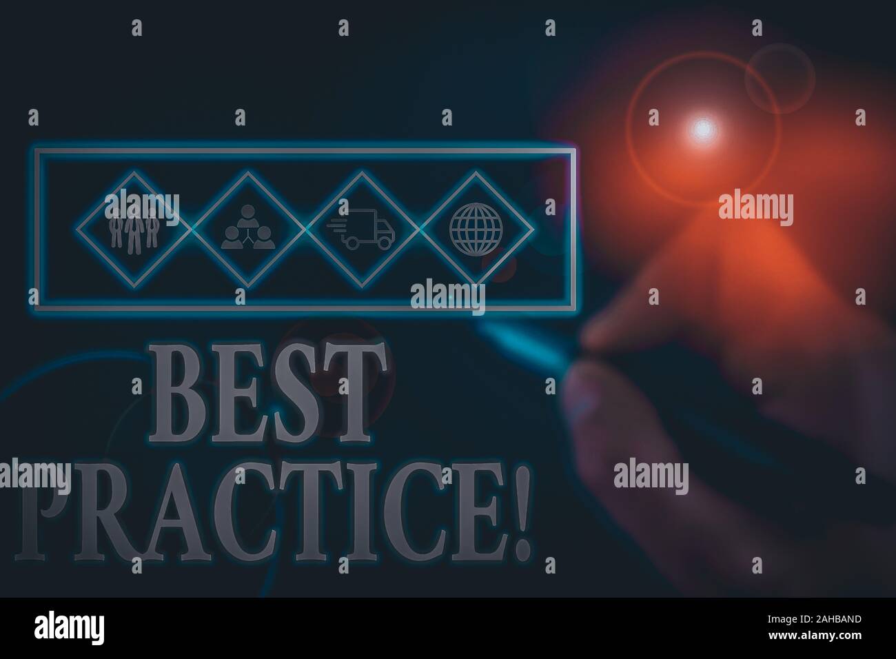 Writing note showing Best Practice. Business concept for commercial ...