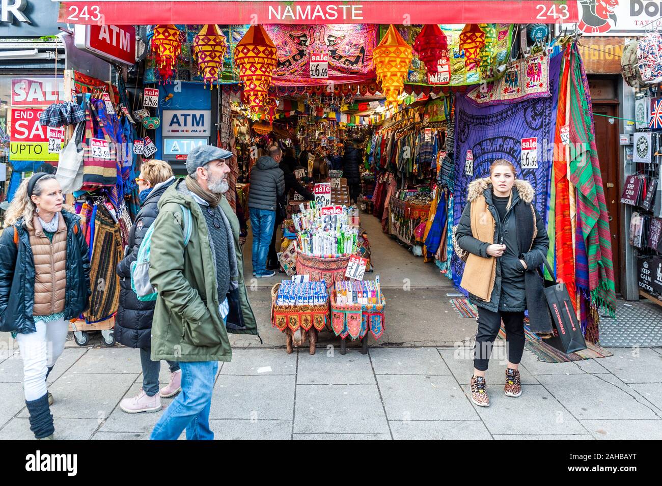Facade/Shop Front of the Namaste Fair Trade shop, Camden Town High ...