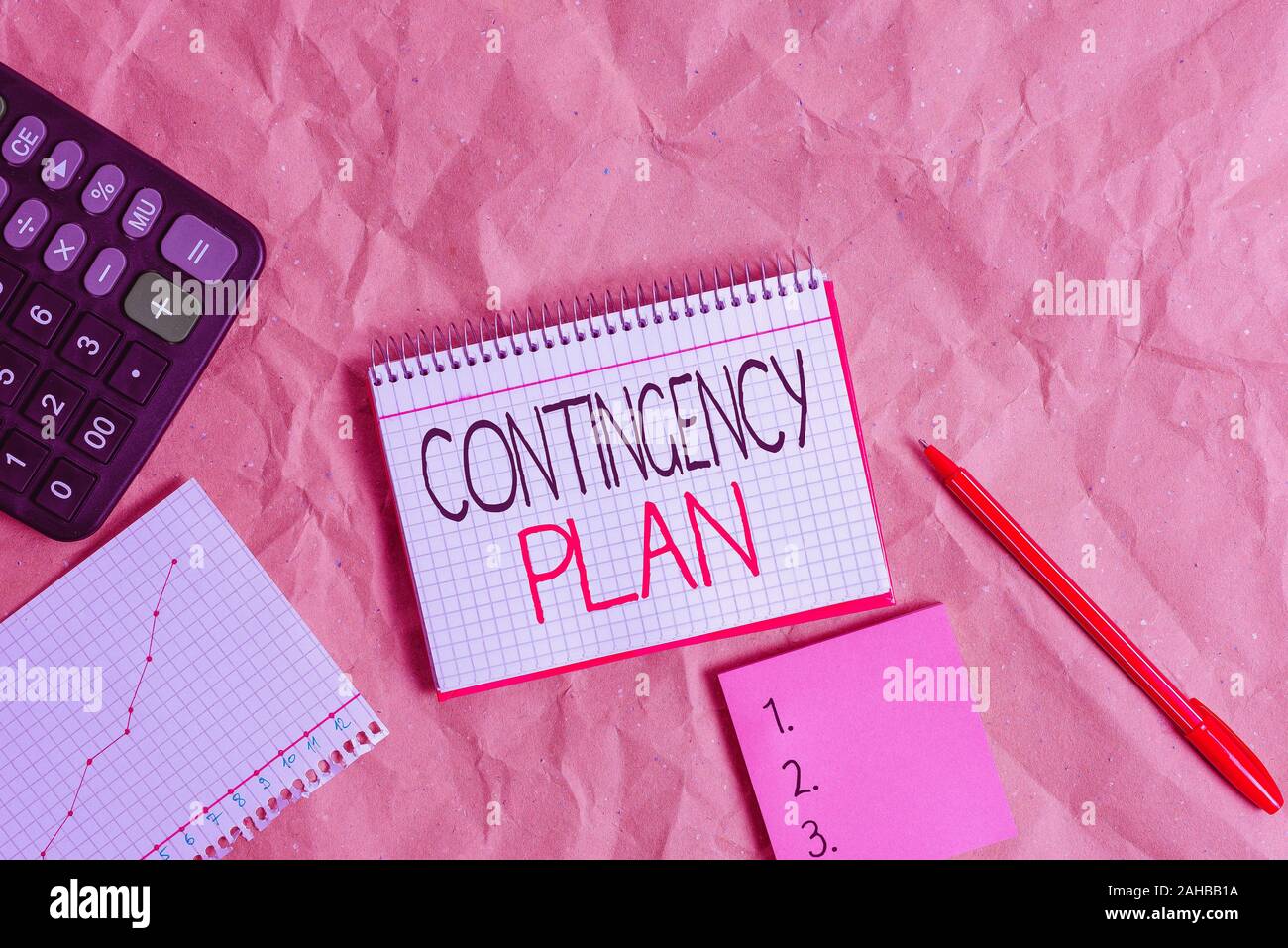 Text sign showing Contingency Plan. Business photo text A plan designed ...