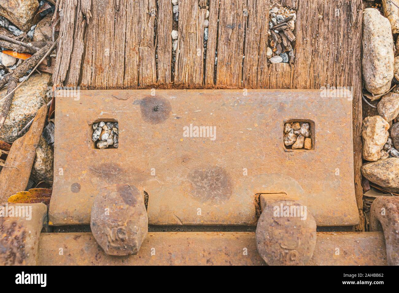 Train track wall background hi-res stock photography and images - Alamy