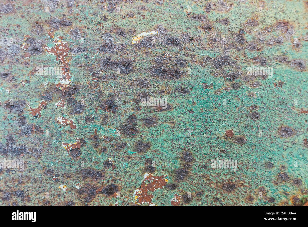 Grunge rusty green metal background texture Stock Photo - Alamy